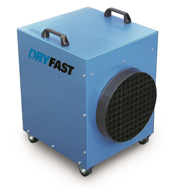 Elektrische DRYFAST DE95 heater huren bij de Bouwdroger Specialist!